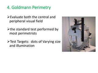 Examination of low vision patient | PPTX