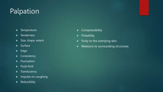 examination of lump.pptx