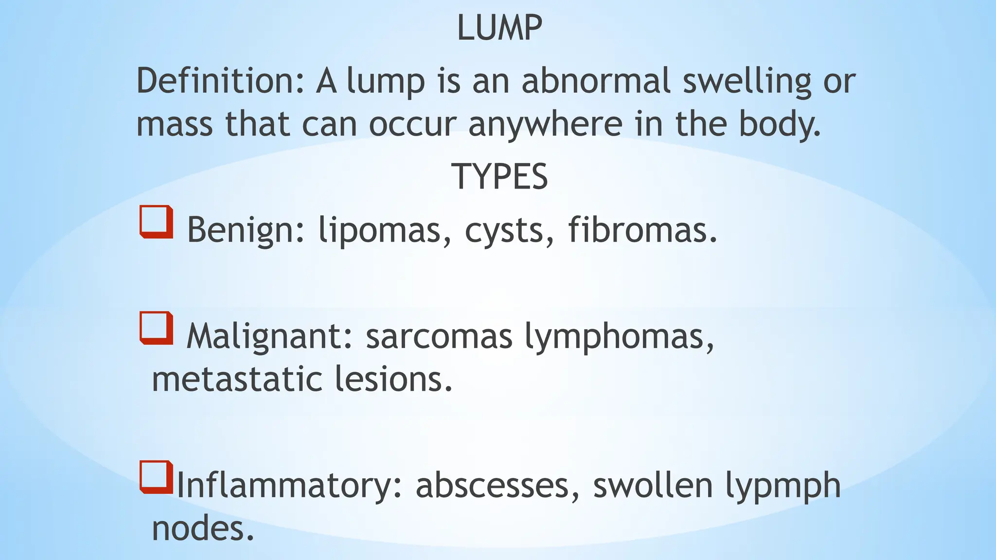 Examination of Lumps.pptx7777777777777777777777777 | PPT