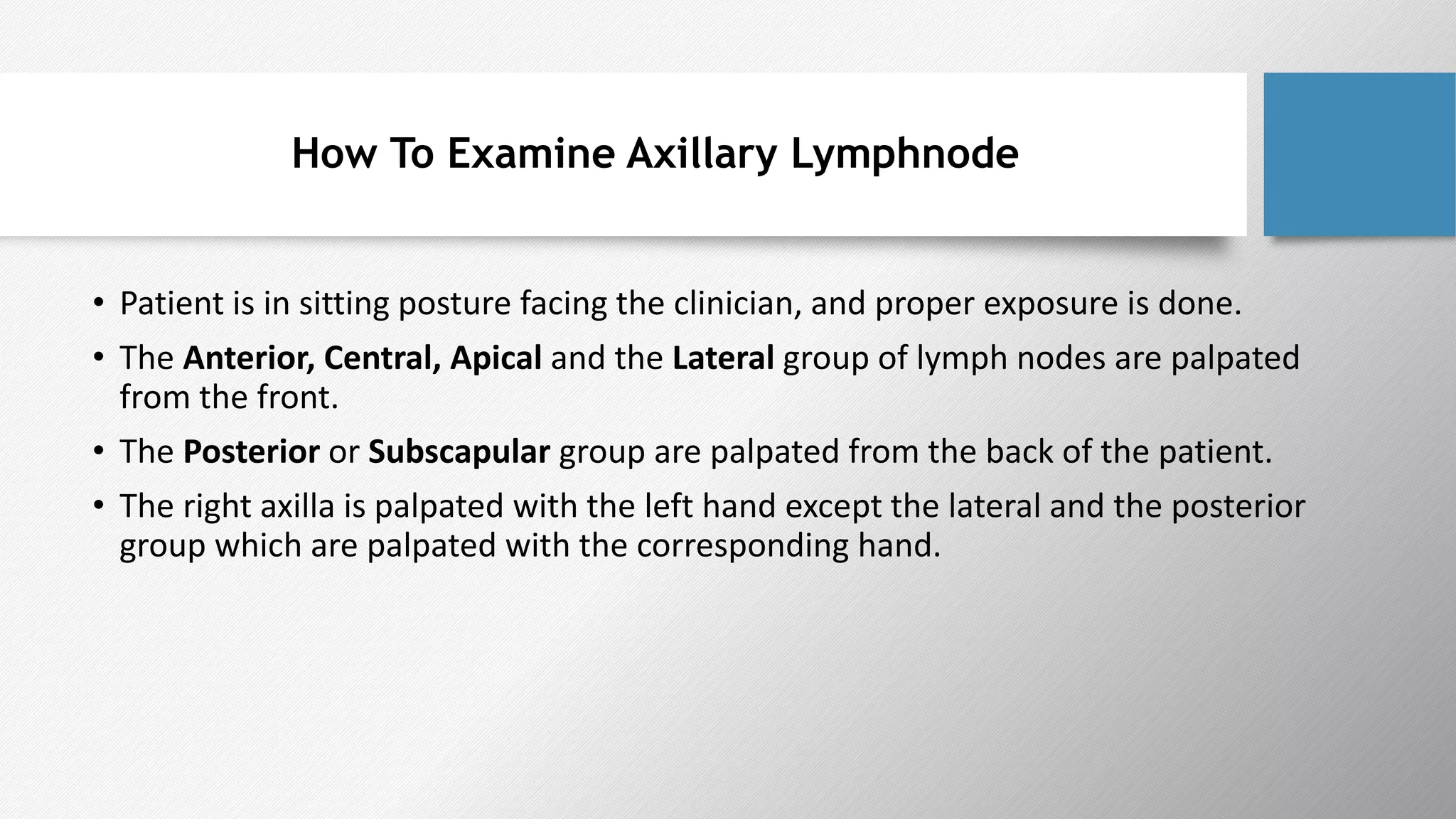 Examination of lymphnode | PPTX