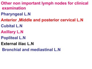 Examination of Lymph nodes in detail.ppt