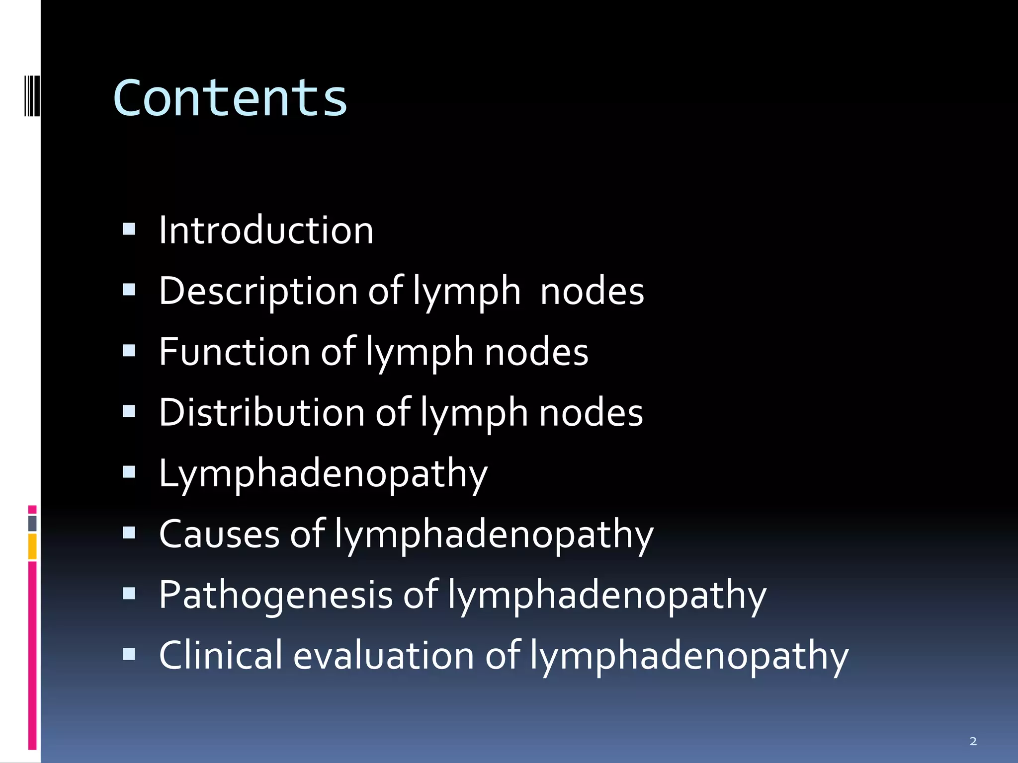 Examination of lymphnodes and cervicofacial lymphadenopathy | PPTX