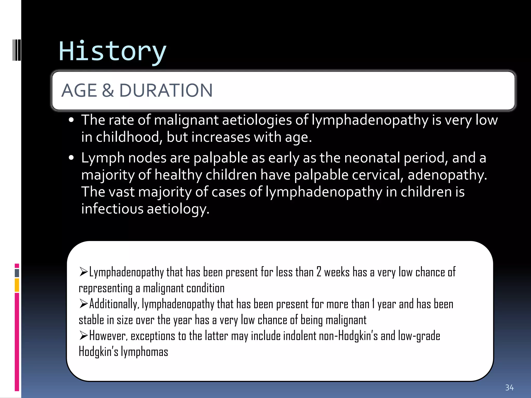 Examination of lymphnodes and cervicofacial lymphadenopathy | PPTX