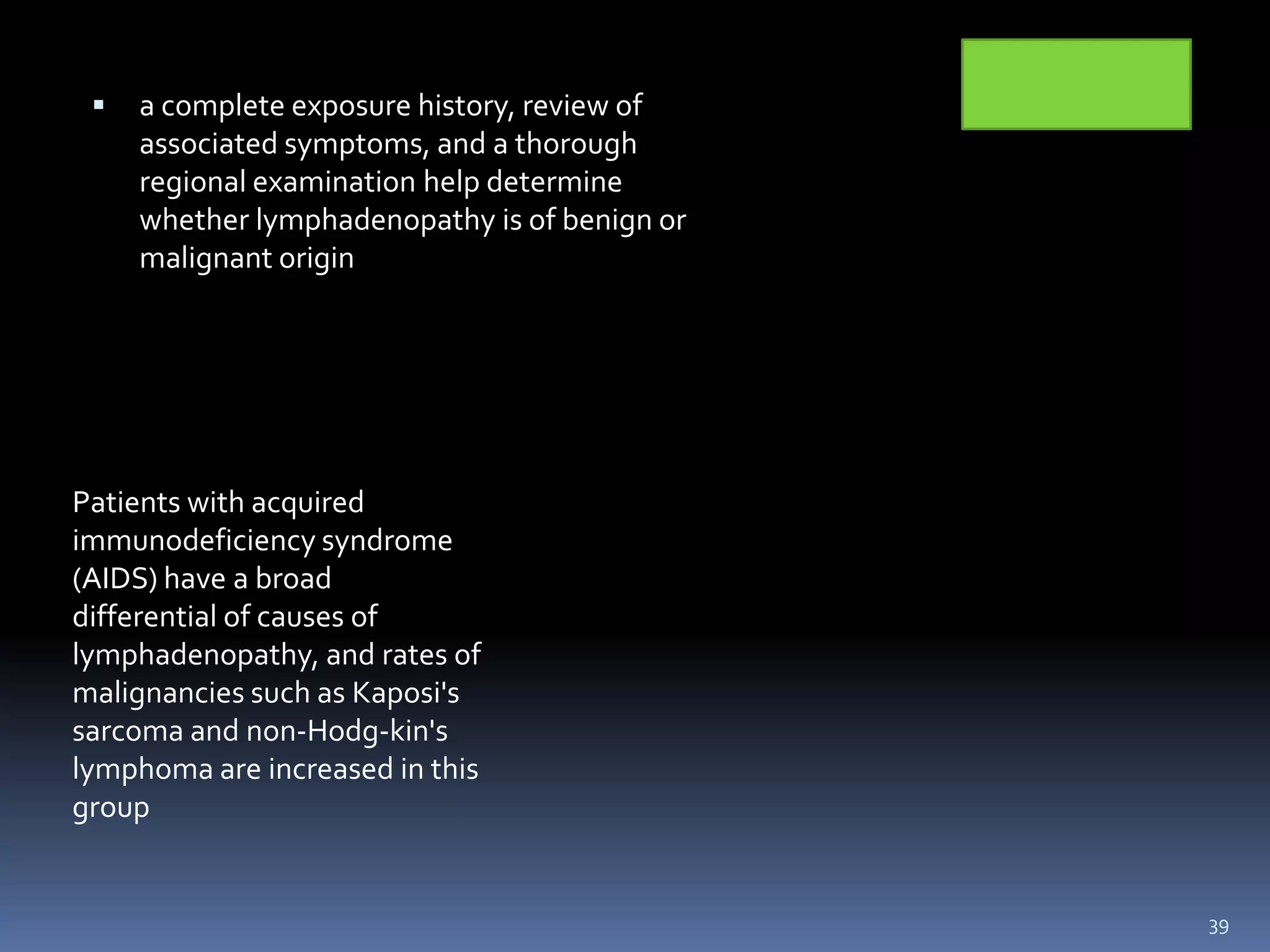 Examination of lymphnodes and cervicofacial lymphadenopathy | PPTX
