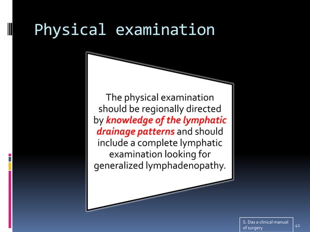 Examination of lymphnodes and cervicofacial lymphadenopathy | PPTX