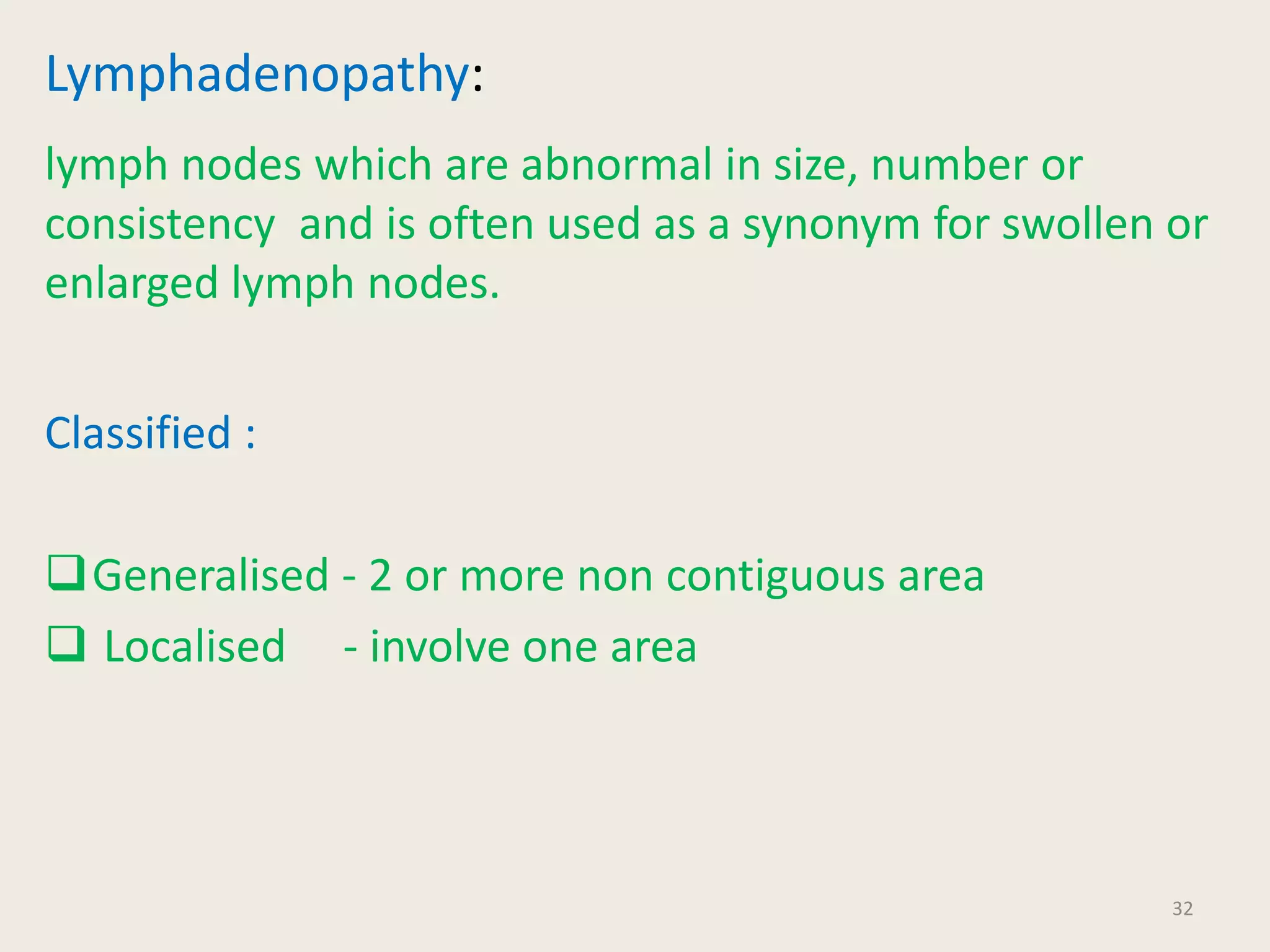 Examination of lymph nodes of head and neck | PPTX
