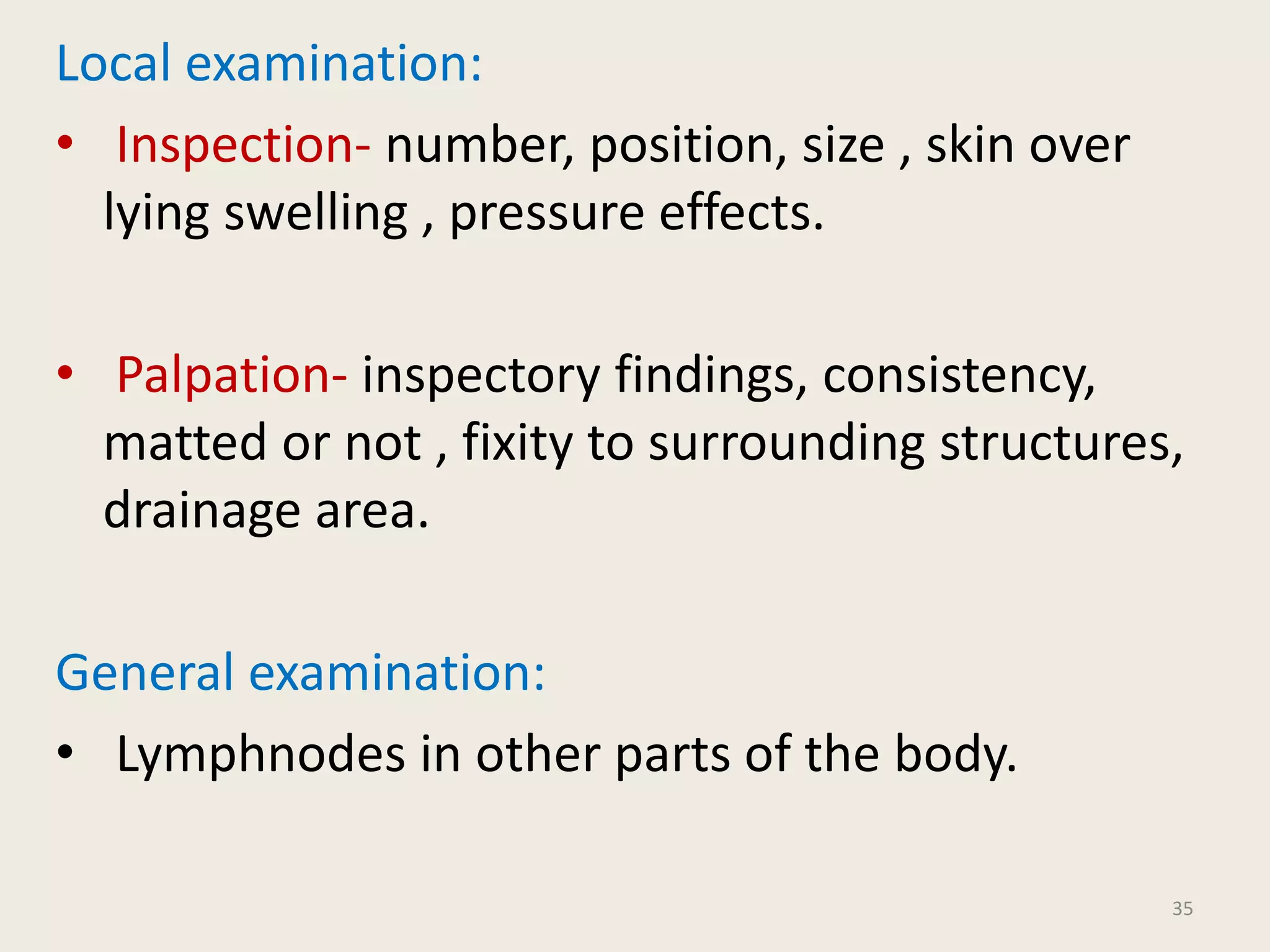 Examination of lymph nodes of head and neck | PPTX