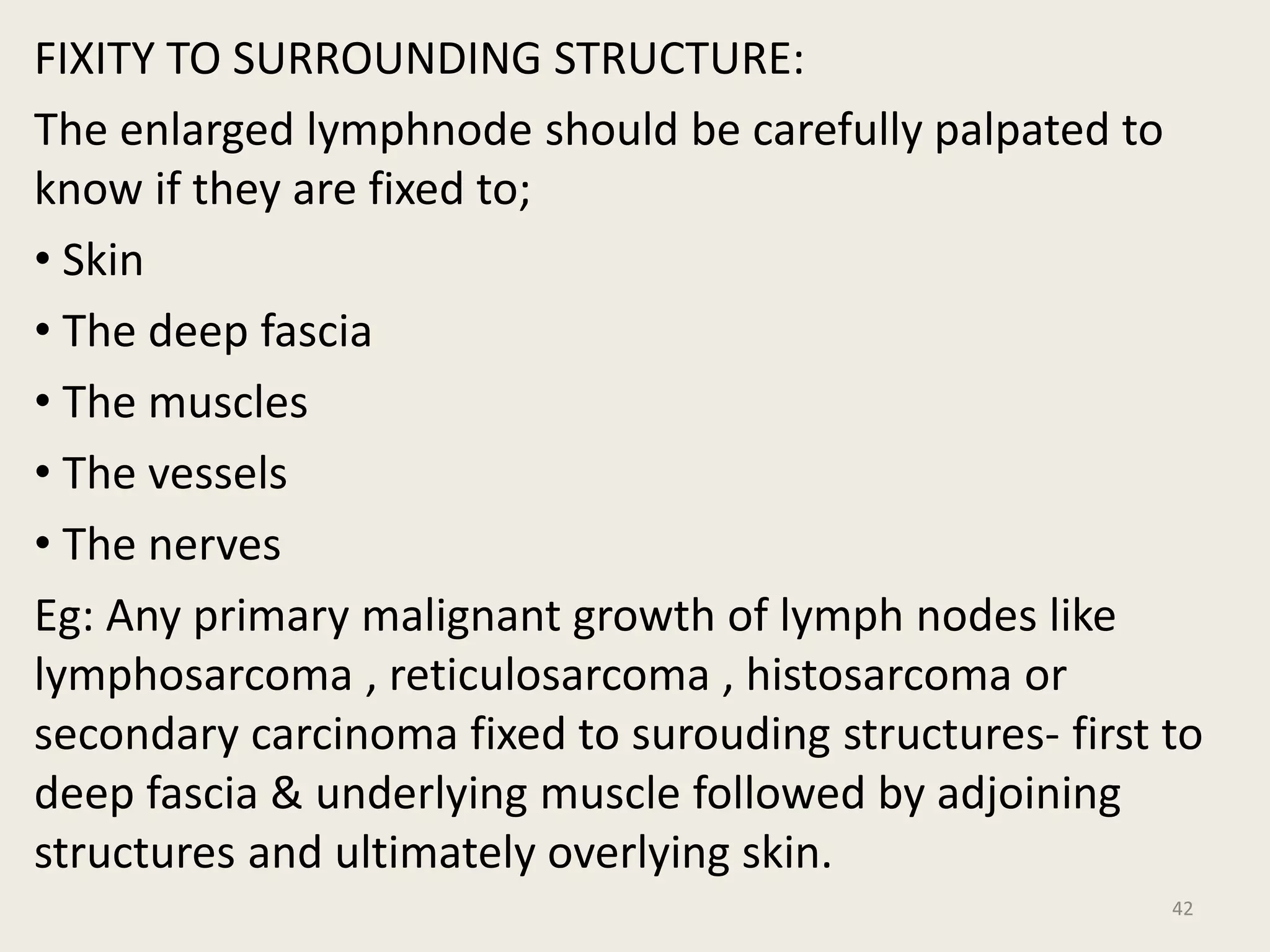 Examination of lymph nodes of head and neck | PPTX
