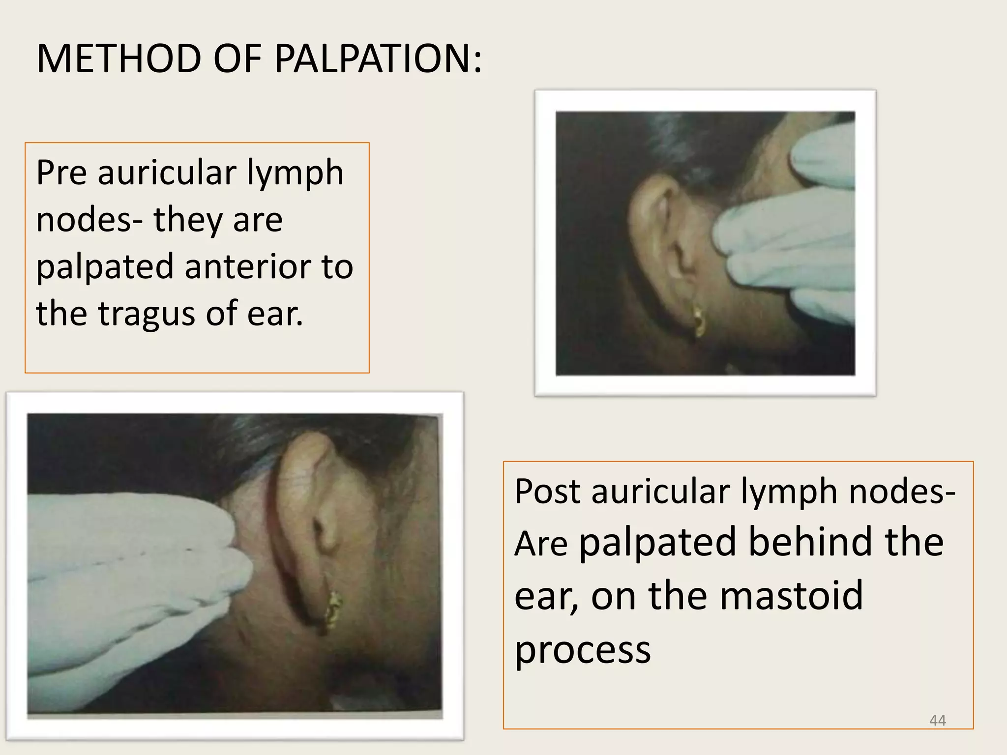 Examination of lymph nodes of head and neck | PPTX