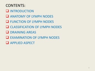 Examination of lymph nodes of head and neck | PPTX