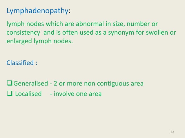 Examination of lymph nodes of head and neck | PPTX