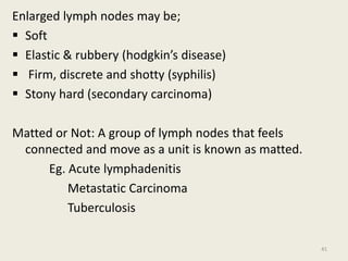 Examination of lymph nodes of head and neck | PPTX