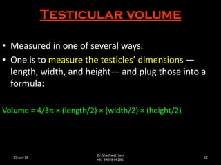 EXAMINATION OF MALE IN INFERTILITY - WHAT NOT TO MISS BY DR SHASHWAT ...