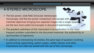 Examination of mechanical impression | PPTX