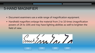 Examination of mechanical impression | PPTX