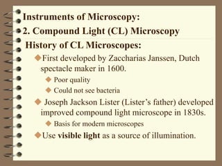 examination of microoranisms using microscope.ppt