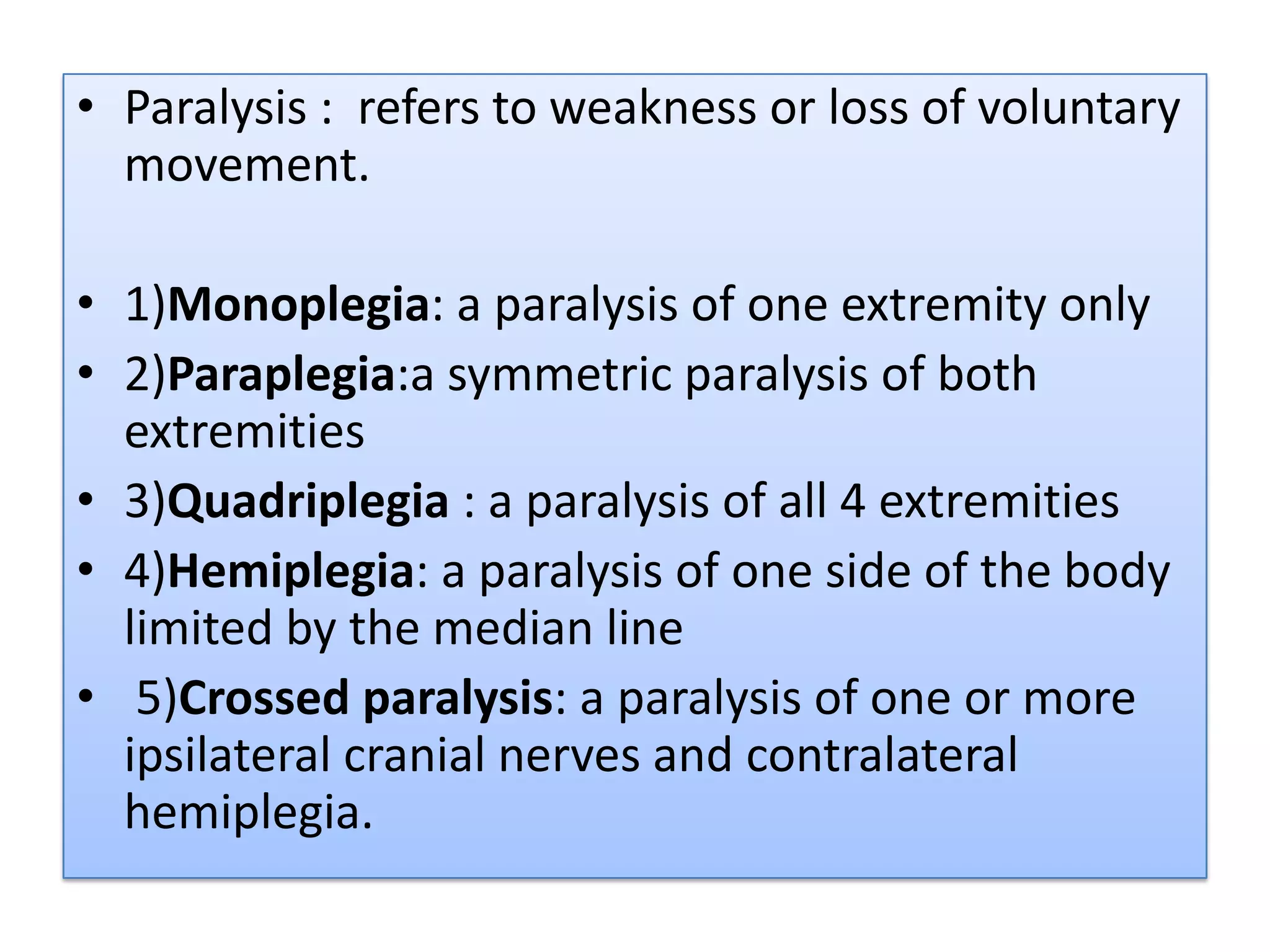 Examination of motor system | PPTX