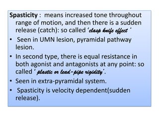 Examination of motor system | PPTX