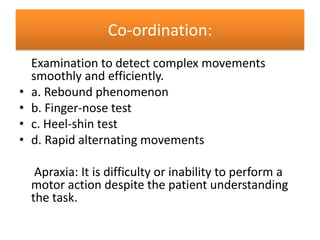 Examination of motor system | PPTX