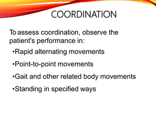 Examination of motor system | PPTX