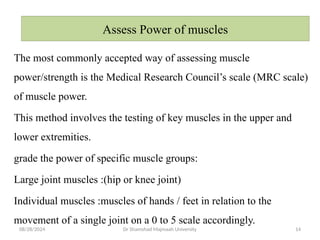 Examination of Motor System with reference.pptx