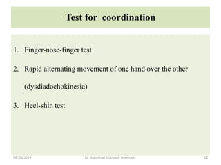 Examination of Motor System with reference.pptx