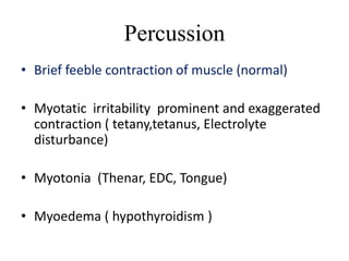 Examination of muscles | PPTX
