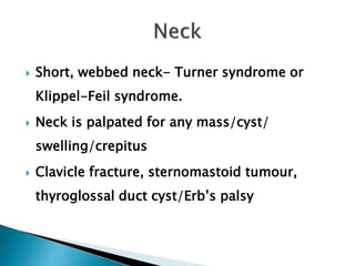 Examination of neonate | PPTX