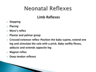 Examination of neonate | PPTX