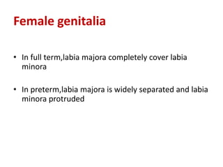 Examination of newborn. | PPTX