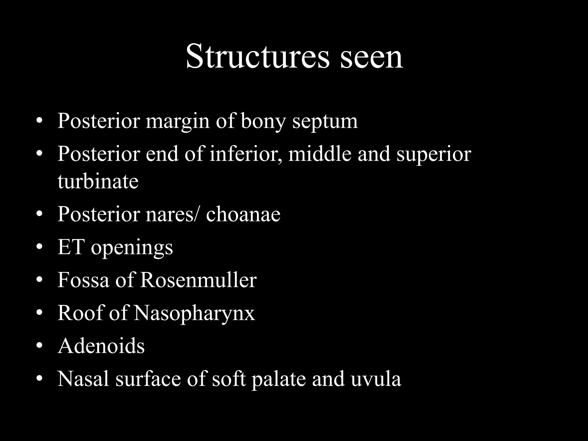 Examination of nose | PPTX