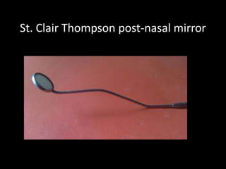 Examination of nose | PPTX