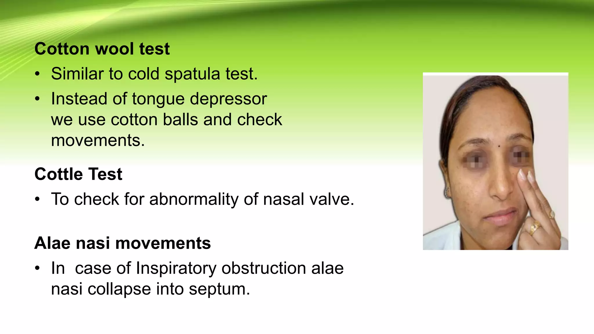 Examination of nose | PPTX