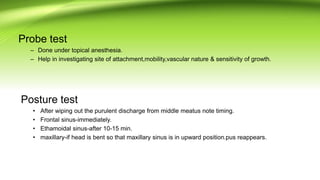 Examination of nose | PPTX