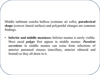 Examination of nose | PPTX