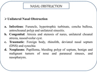 Examination of nose | PPTX