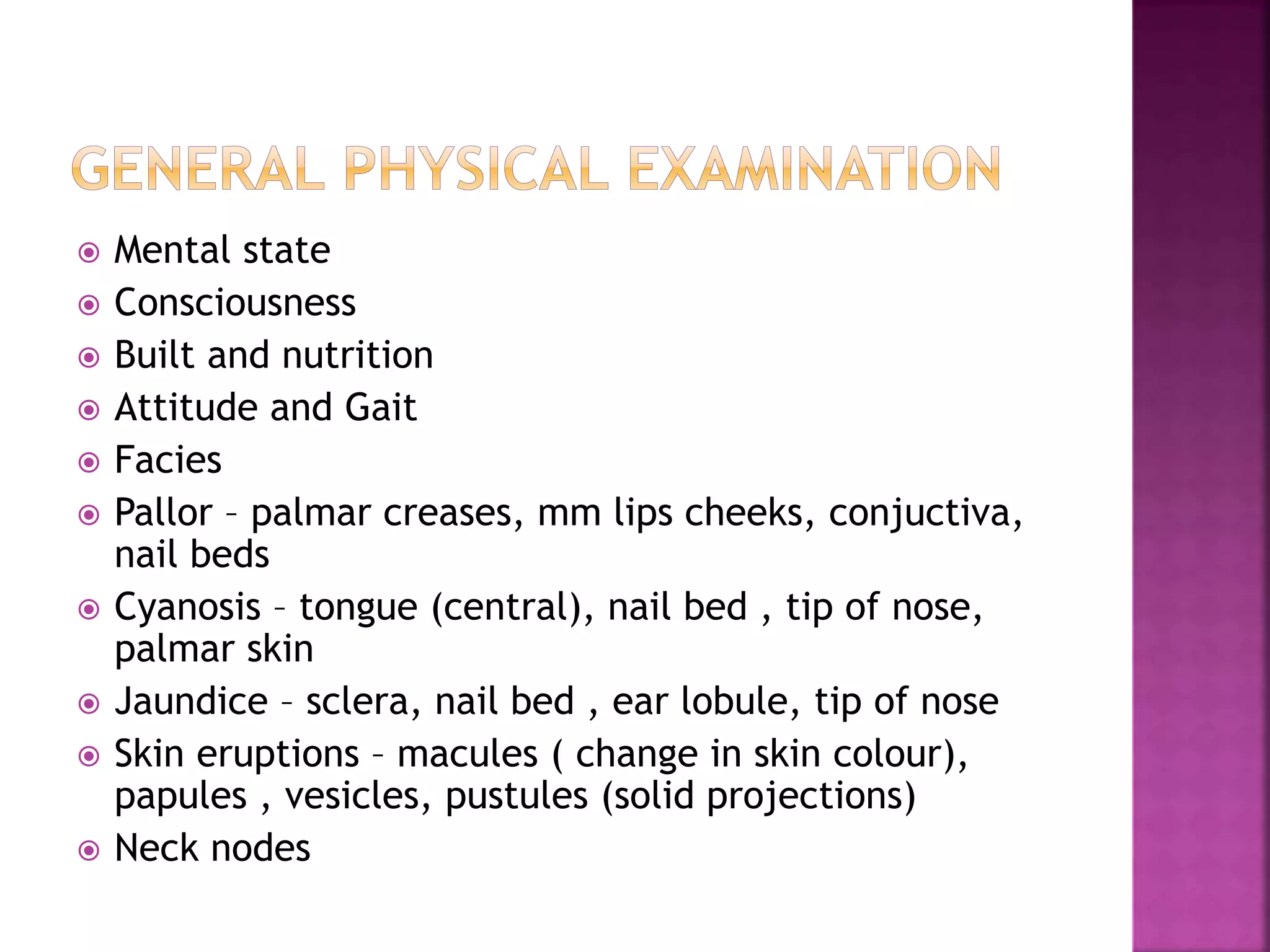 Examination of nose and pns | PPTX