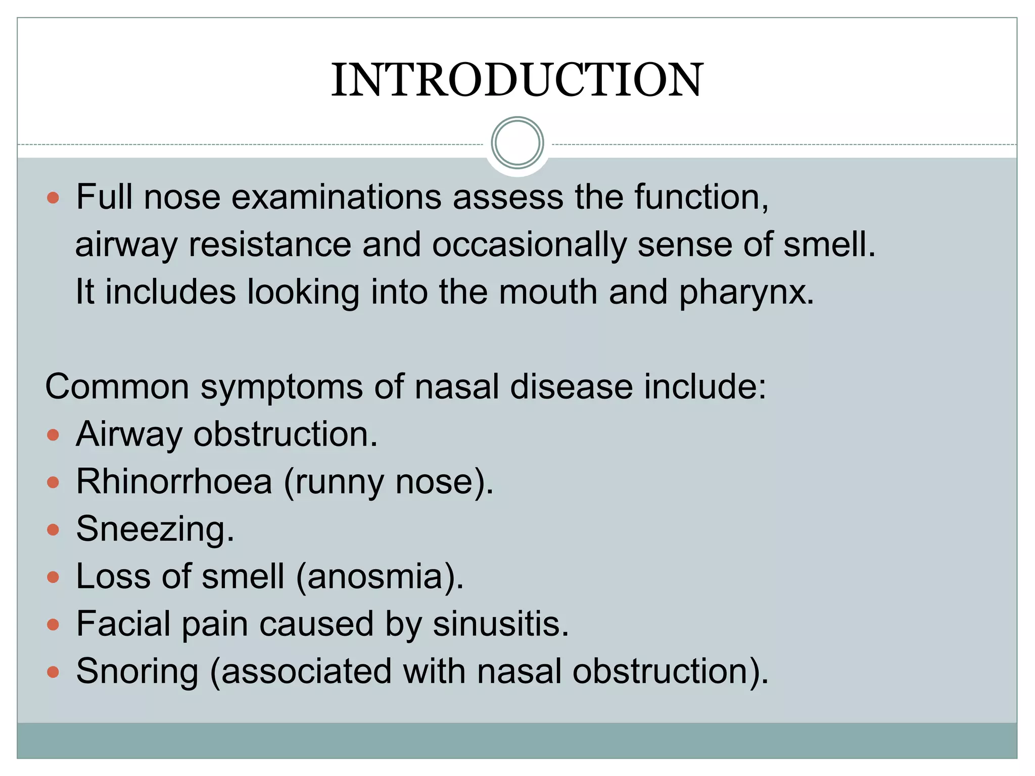 Examination of Nose & Throat Aditi G.pptx