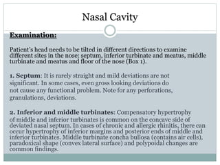 Examination of Nose & Throat Aditi G.pptx