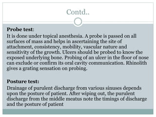 Examination of Nose & Throat Aditi G.pptx