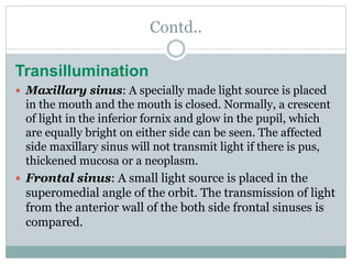 Examination of Nose & Throat Aditi G.pptx