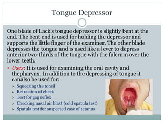 Examination of Nose & Throat Aditi G.pptx