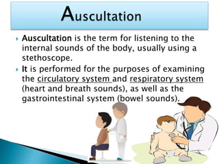 Examination of patient. | PPT