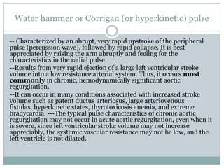 Examination of pulse | PPTX