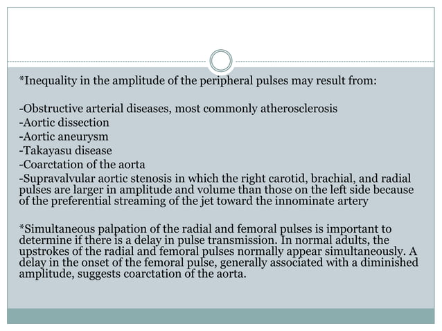 Examination of pulse | PPTX