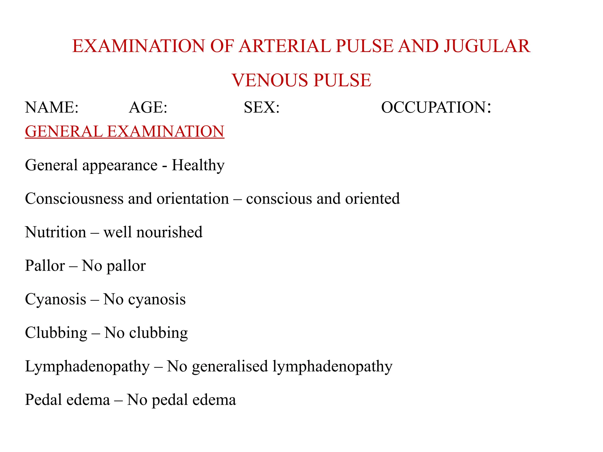 examination of various types of arterial pulses.pptx