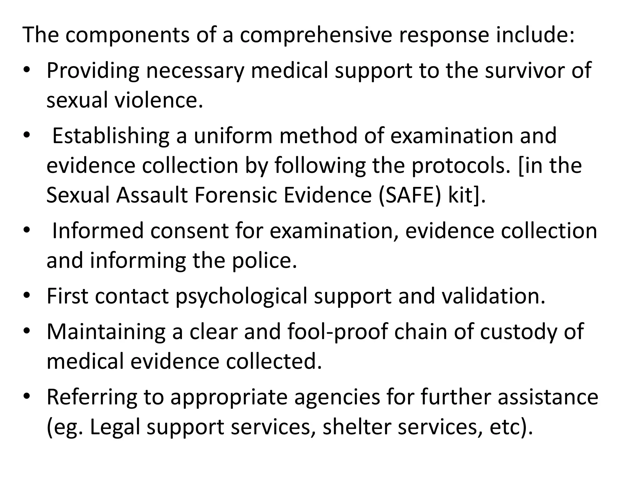 Examination of rape victim | PPTX