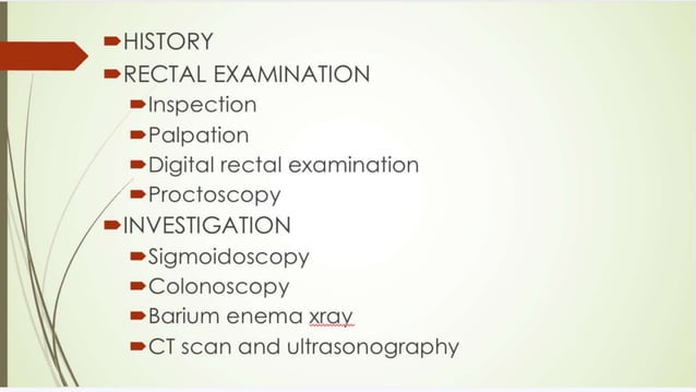 Examination Of Rectal Case Pptx