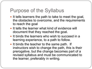 Examination of relevant syllabi and curriculum guides | PPTX