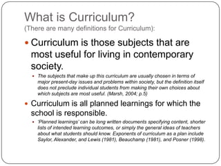 Examination of relevant syllabi and curriculum guides | PPTX